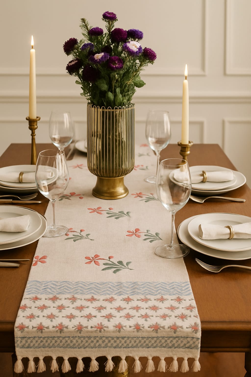 Table Runners for Dining & Center Table | Linen Cloth – Elite Furnishing