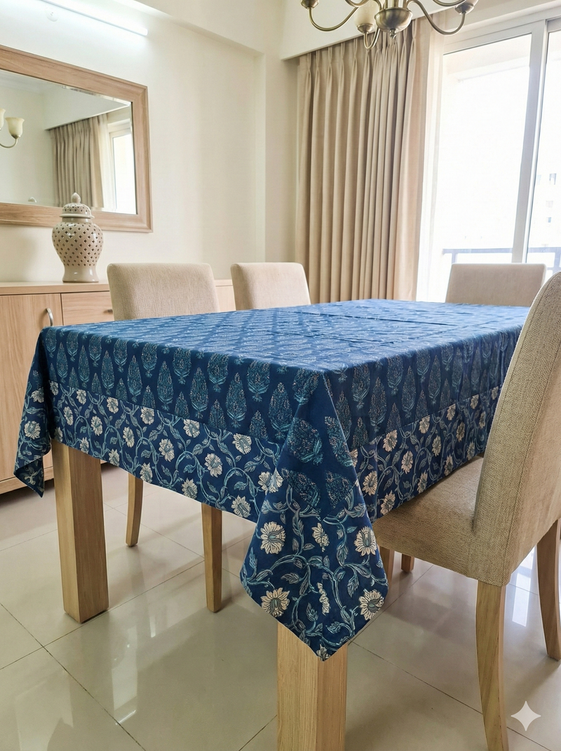 Crafted with Love - Hand Blocked Table Cover – Elite Furnishing